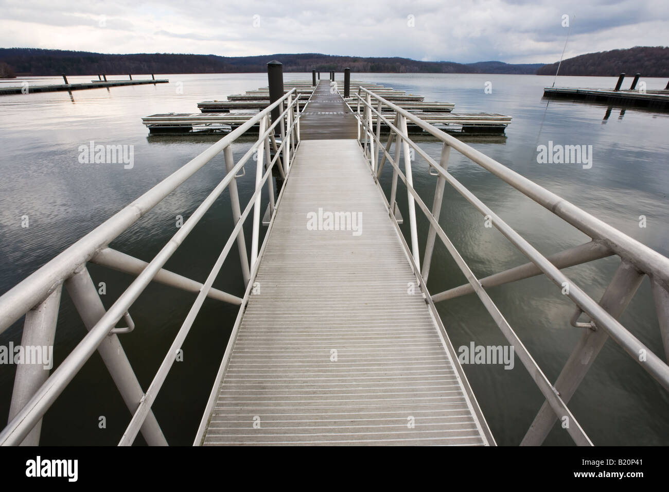 Ramp to an empty dock Stock Photo - Alamy