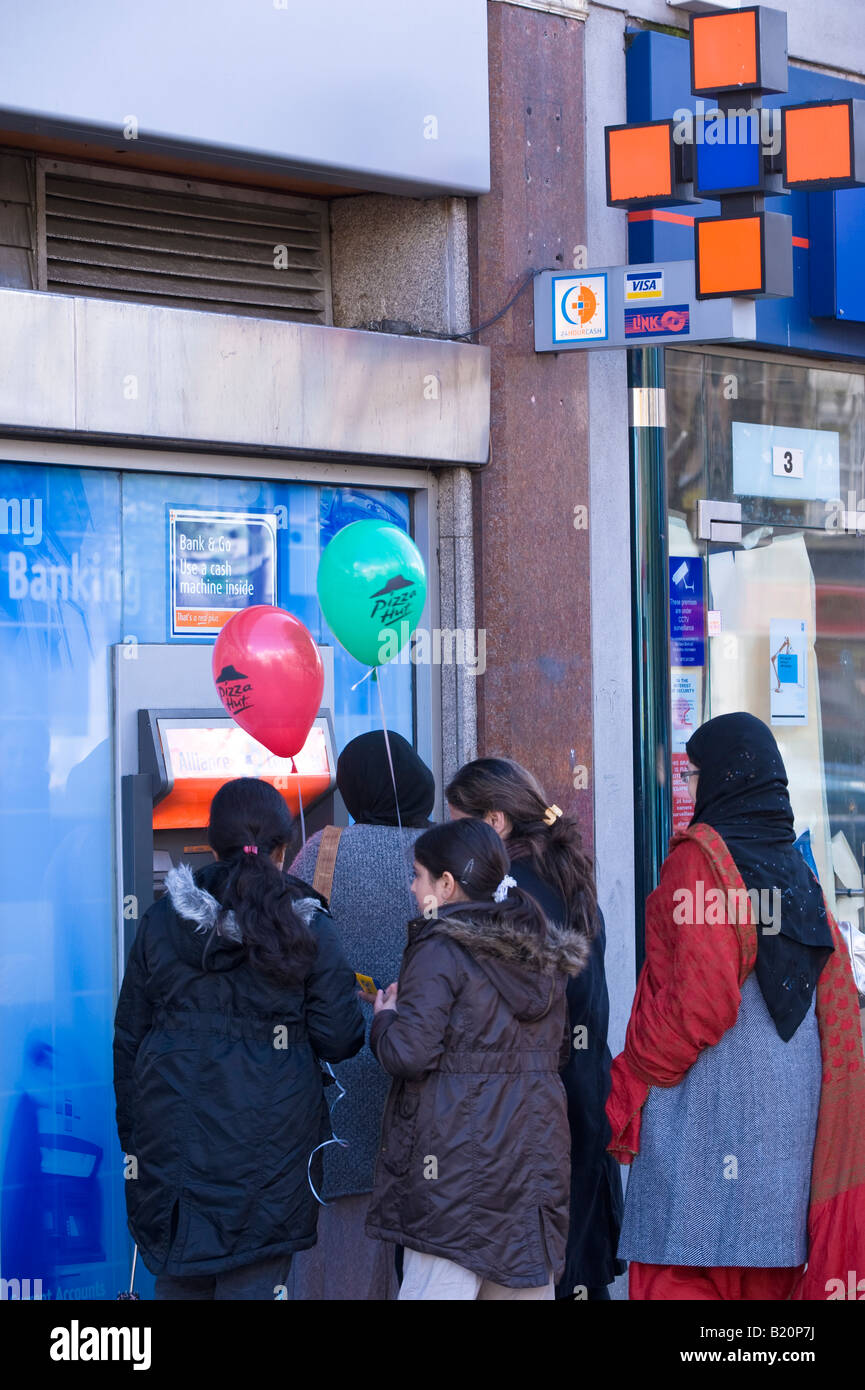 Local people on Uxbridge Road Ealing Broadway W5 London United Kingdom ...