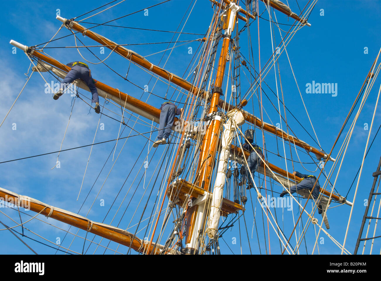 Bending new sail hi-res stock photography and images - Alamy