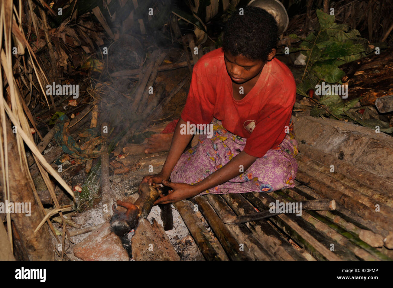 sakai hilltribe, outside kuanmaidum village, palian district, trang ...