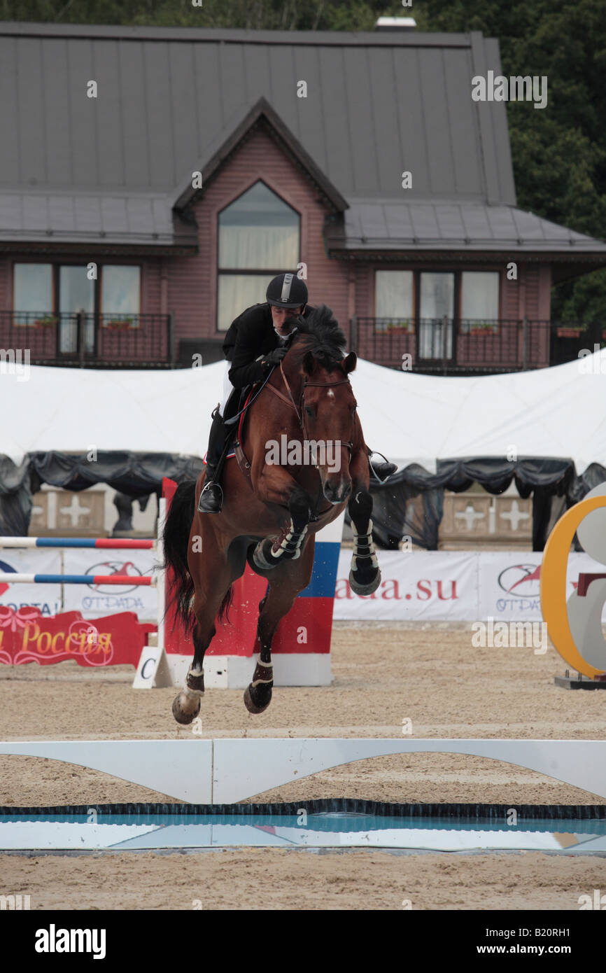 Showjumping jump hi-res stock photography and images - Alamy