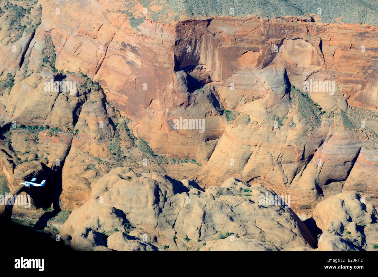 Rainbow bridge between Lake Powell and Monument Valley USA Stock Photo ...