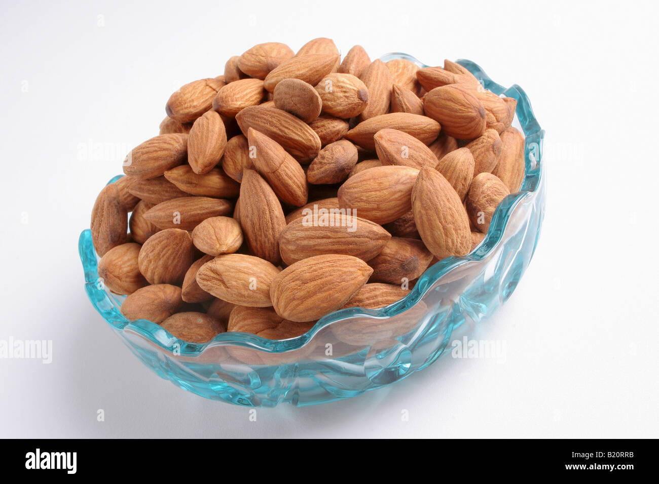 Bowl Full of Almonds Stock Photo - Alamy