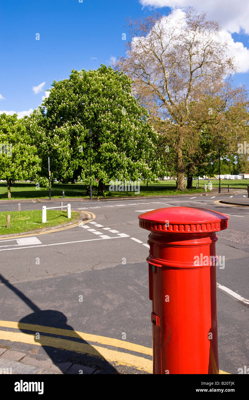 Red letter box Ealing W5 London United Kingdom Stock Photo - Alamy
