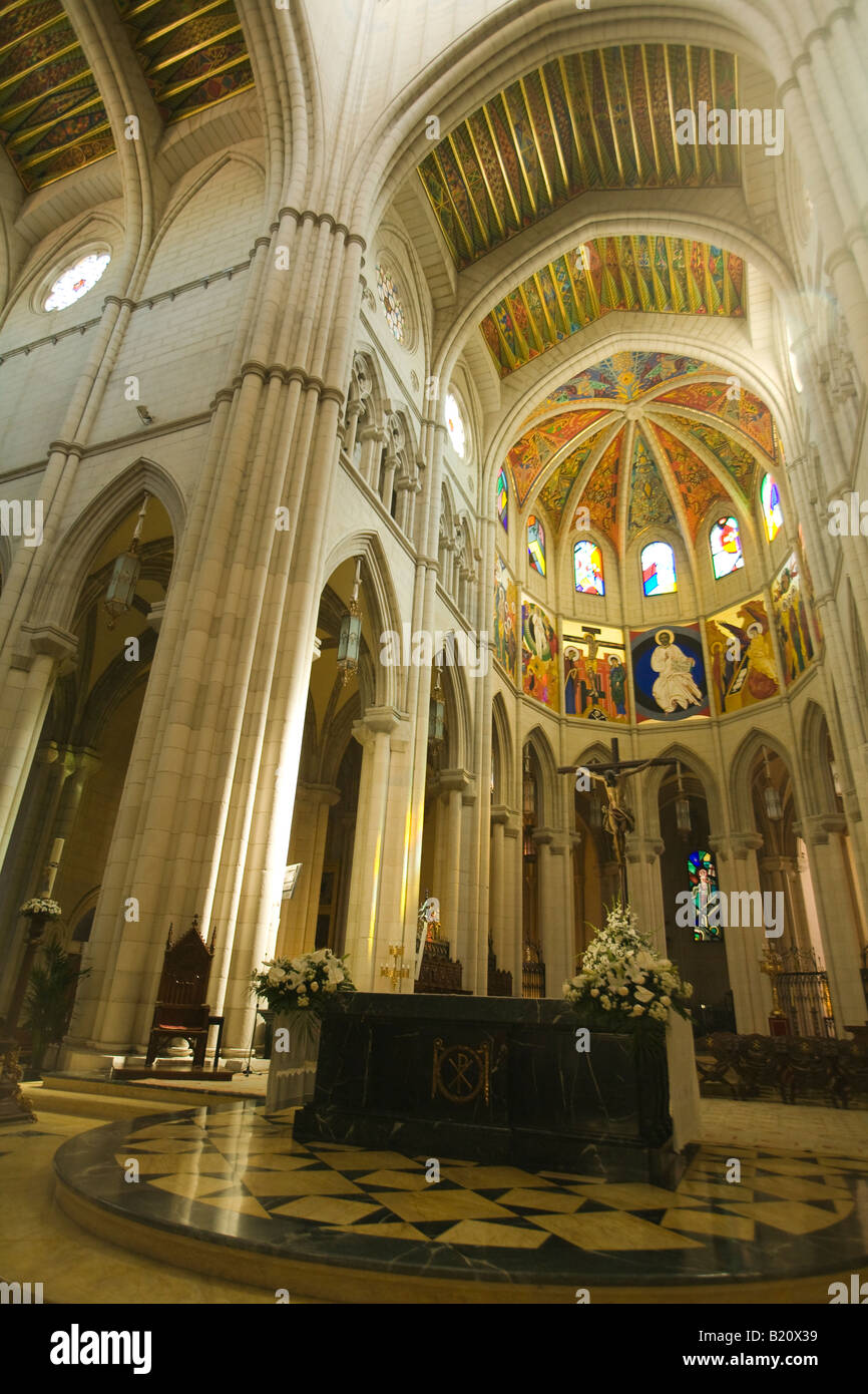 Almudena cathedral interior hi-res stock photography and images - Alamy