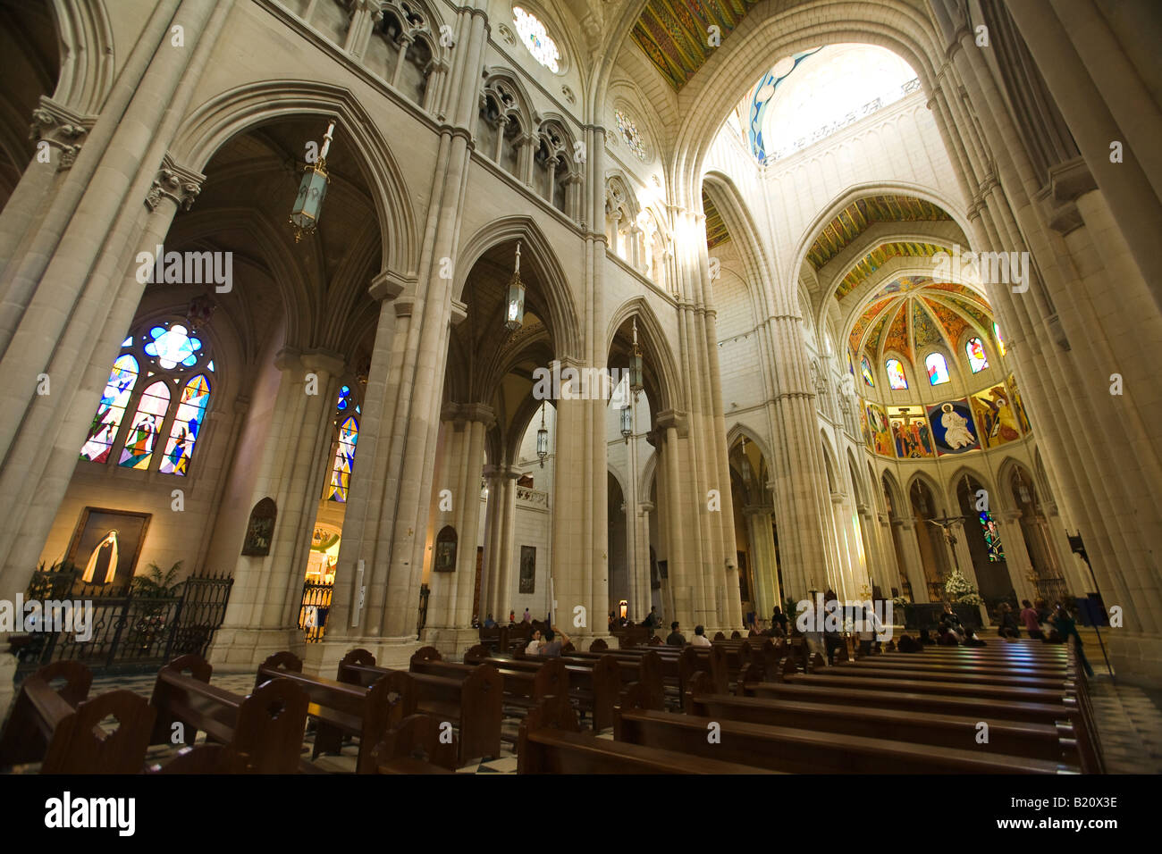 Almudena cathedral interior hi-res stock photography and images - Alamy