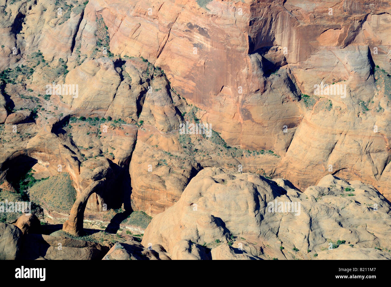 Rainbow bridge between Lake Powell and Monument Valley USA Stock Photo ...