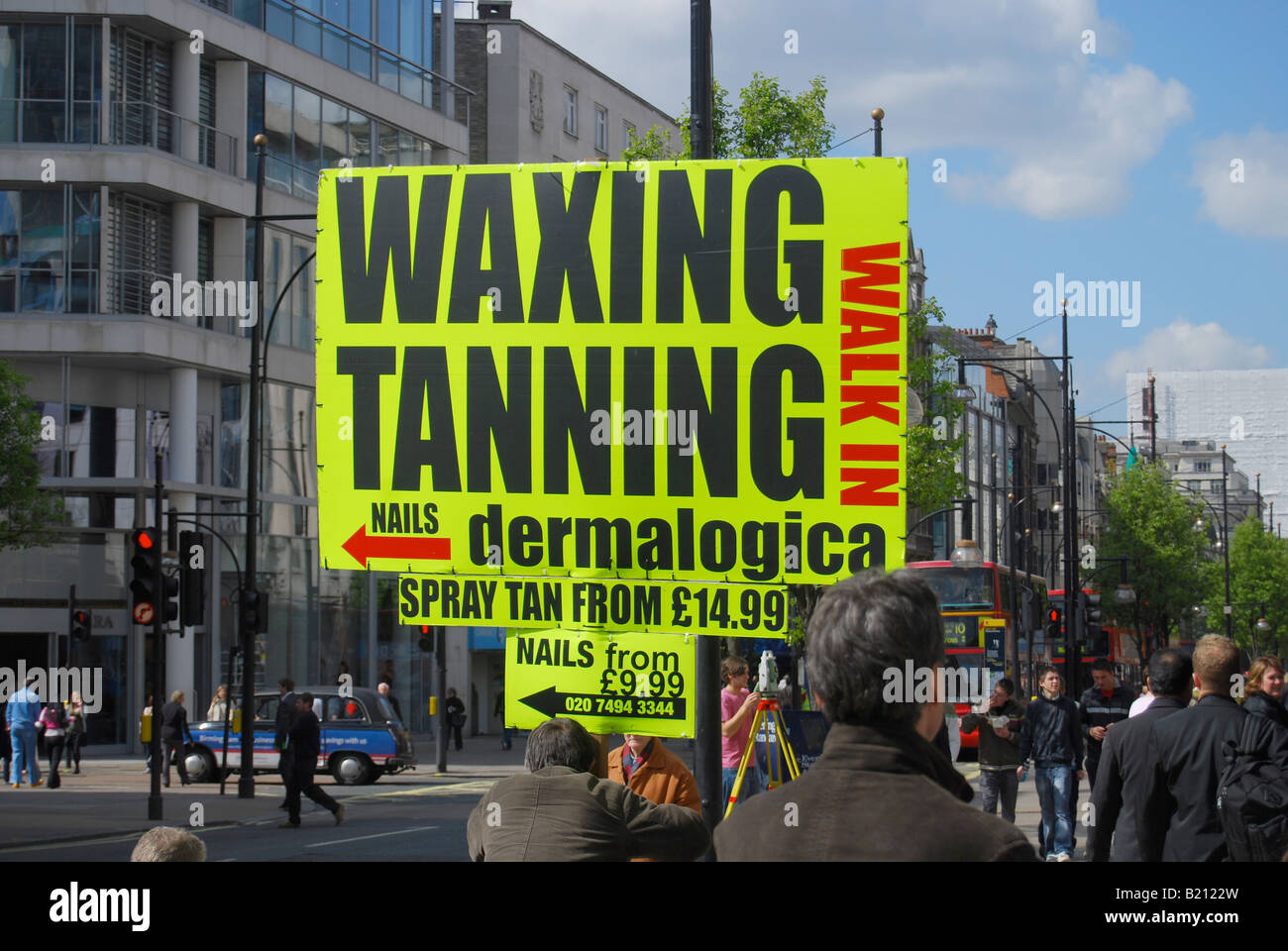 Human sandwich board hi-res stock photography and images - Alamy