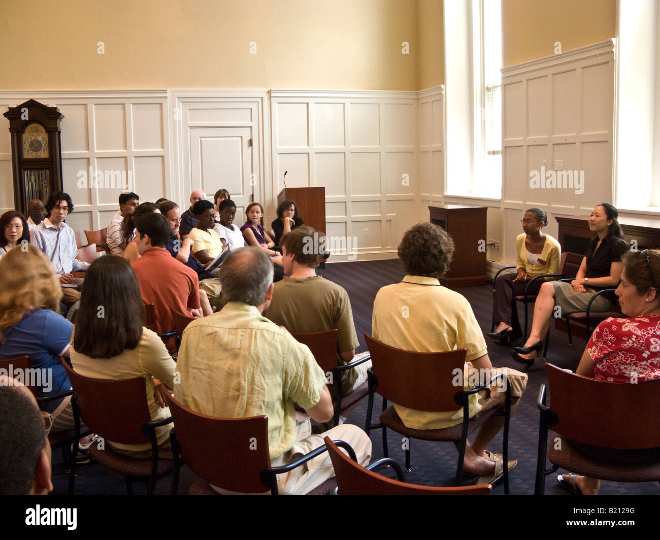 admissions office information session with prospective students and ...