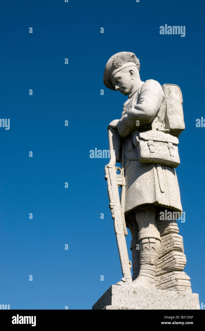 war memorial port ellen islay scotland Stock Photo - Alamy