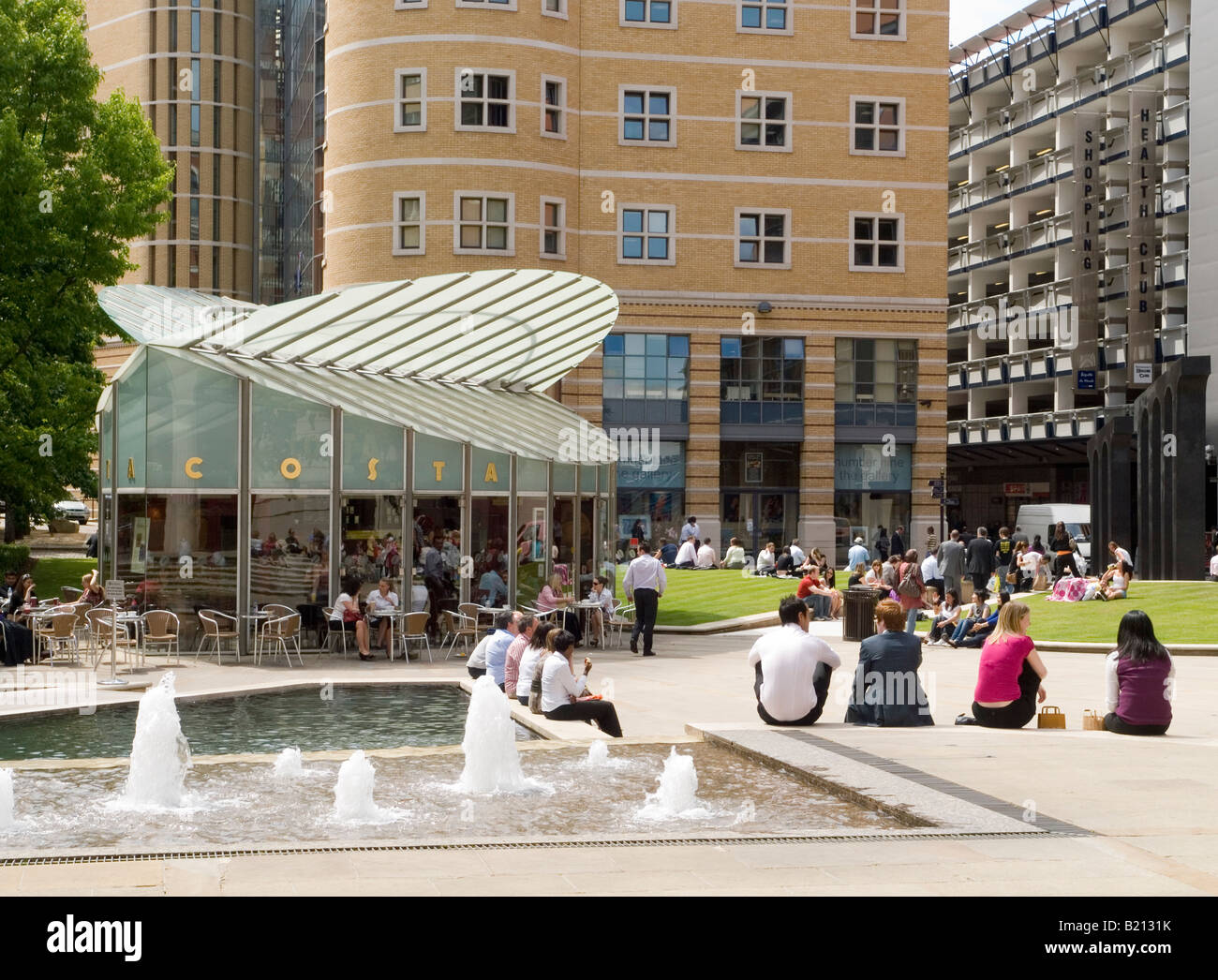 Brindleyplace development canal hi-res stock photography and images - Alamy