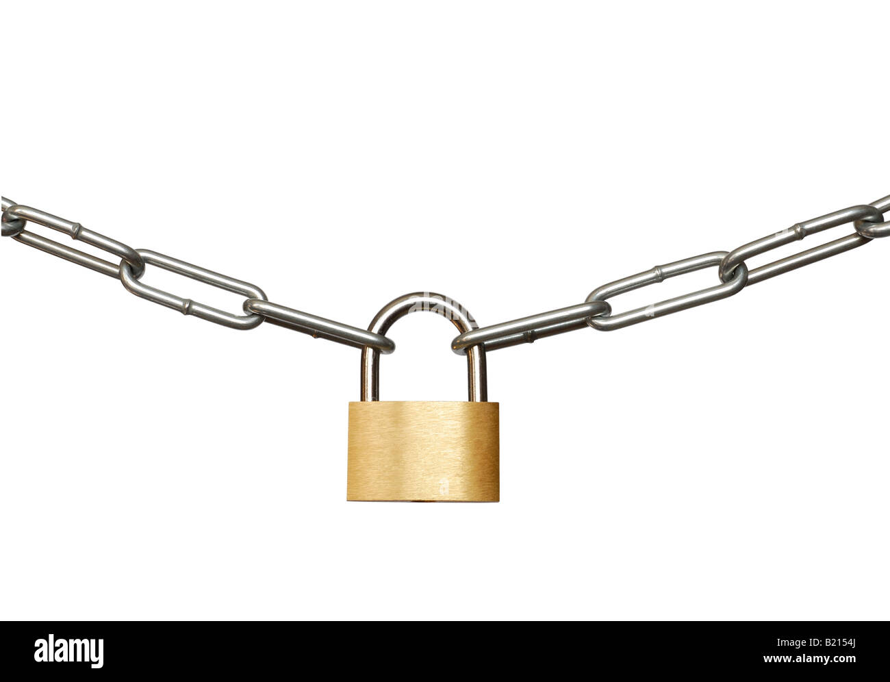 Padlock and Chain Stock Photo - Alamy