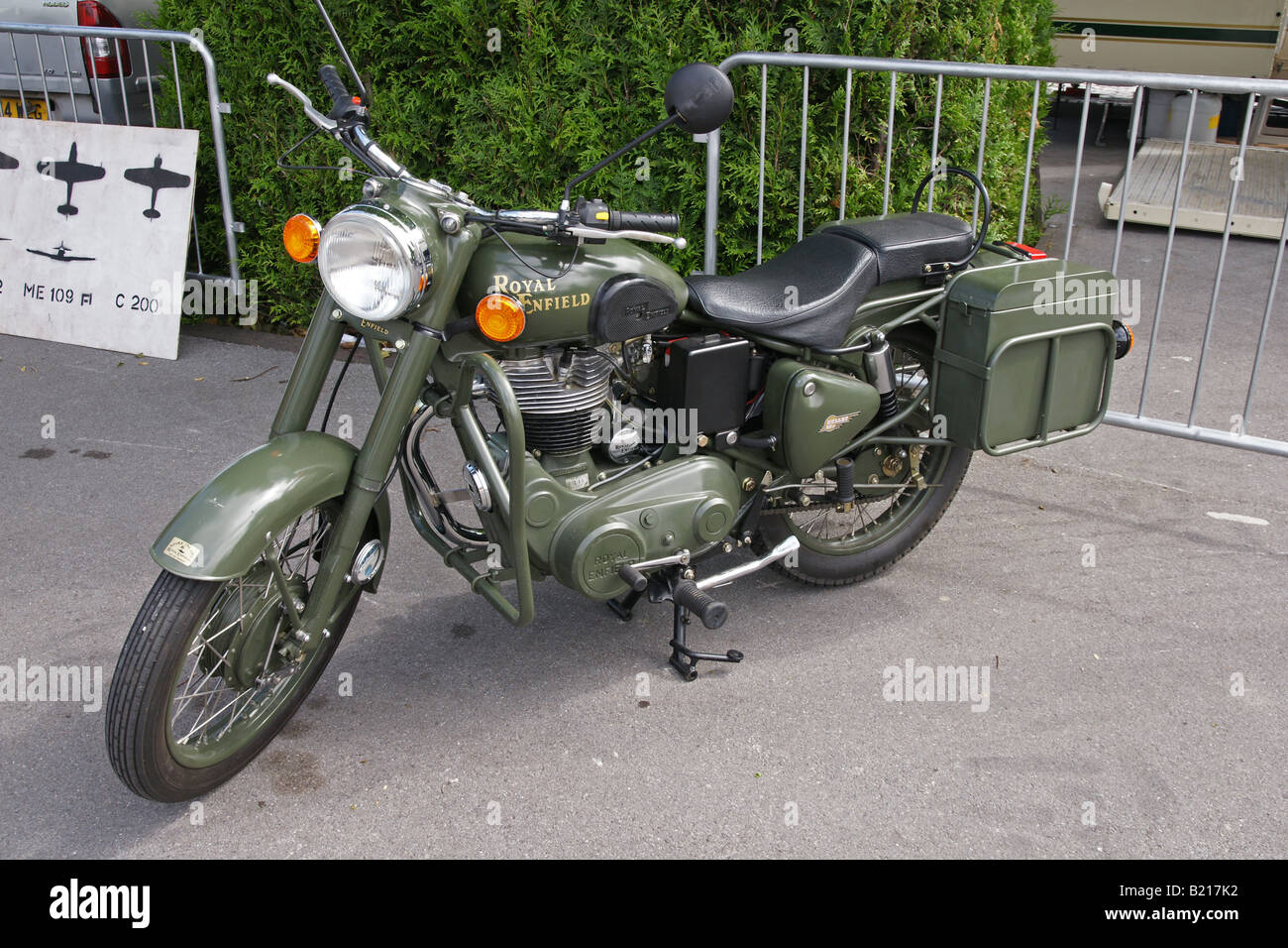 WW2 BSA Motorbike replica Stock Photo - Alamy