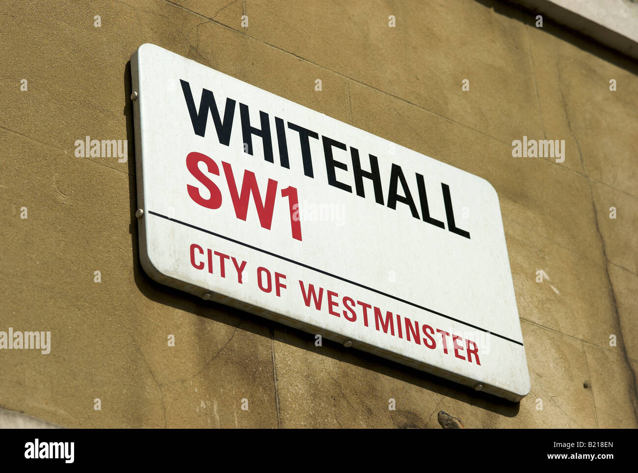 Whitehall london sign hi-res stock photography and images - Alamy