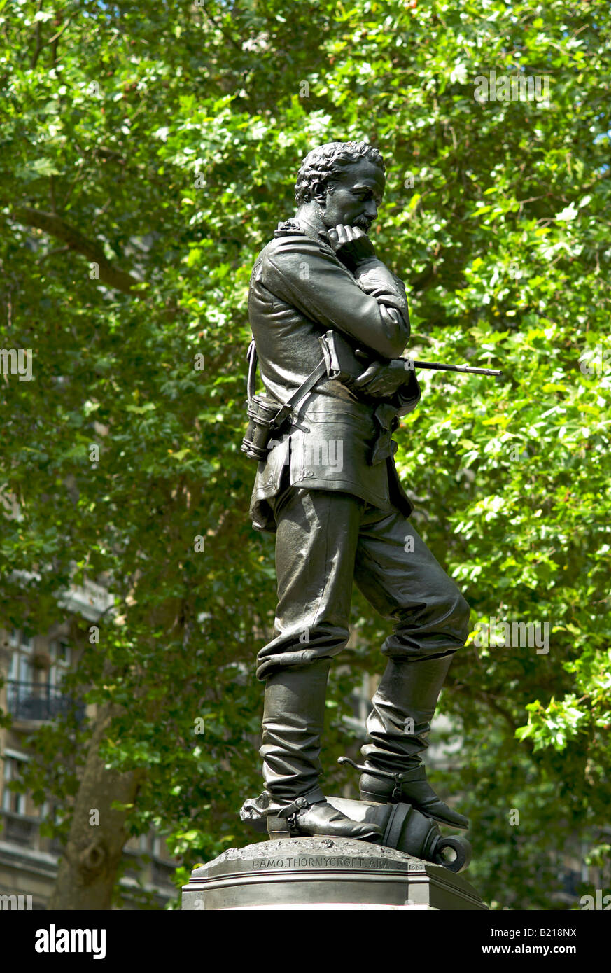 Statue of General Charles George Gordon outside the Ministry of Defence ...