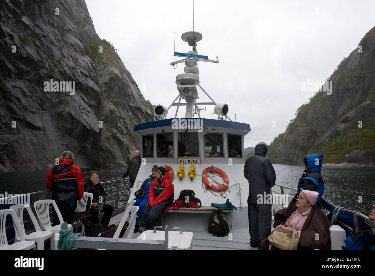 MS Orca (Trollfjorden Stock Photo - Alamy