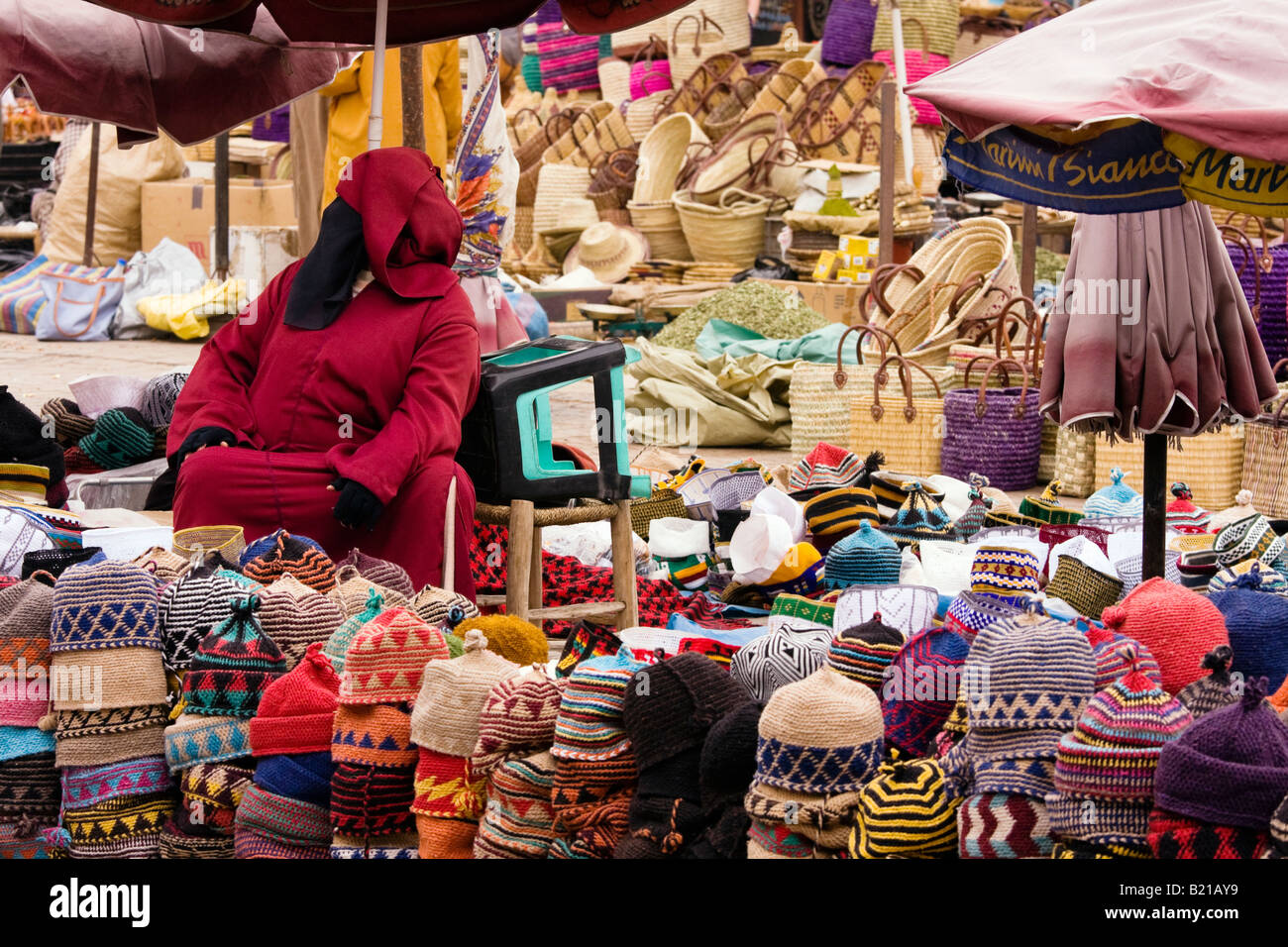 Traditional moroccan hats hi-res stock photography and images - Alamy