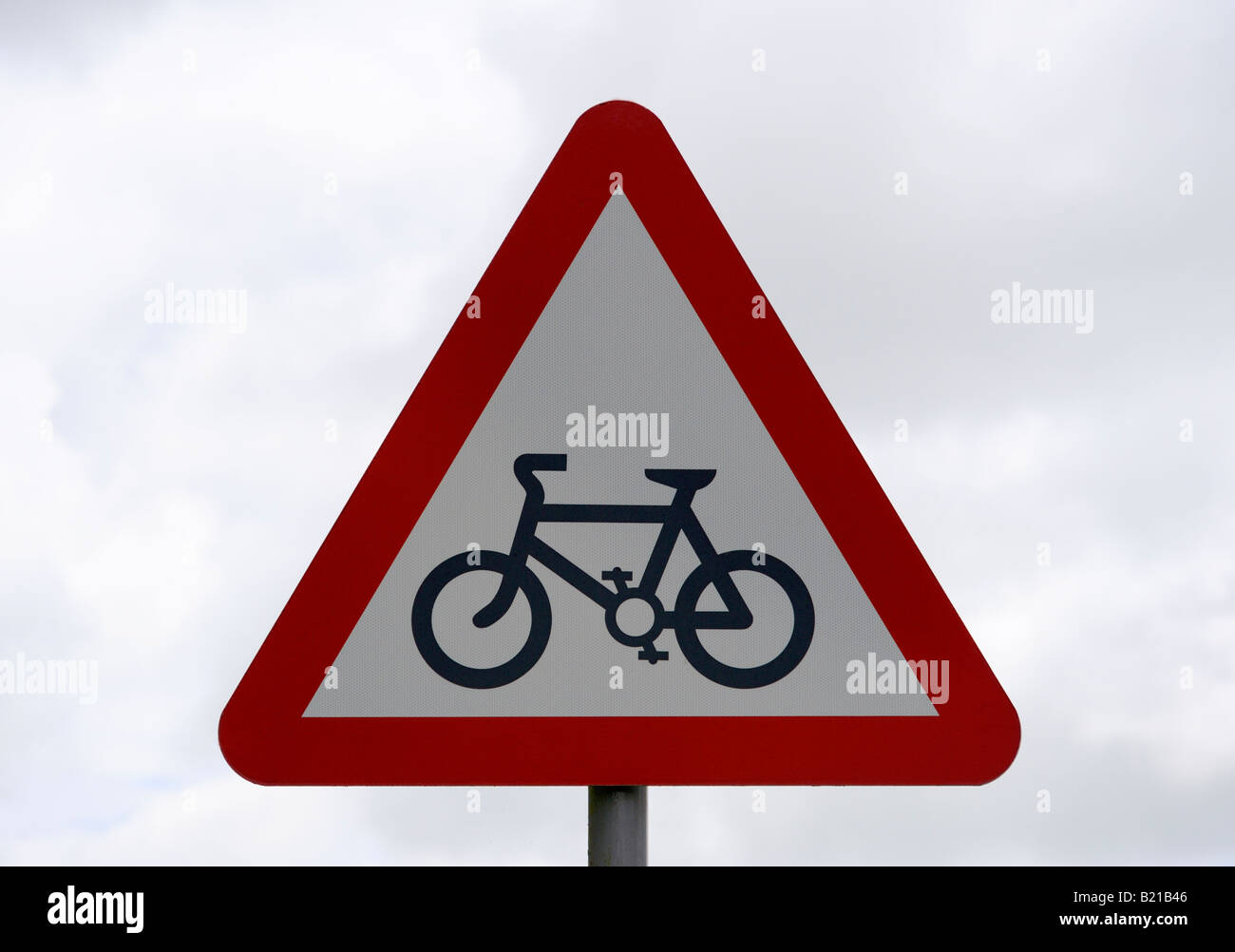 Cycling prohibited road sign hi-res stock photography and images - Alamy