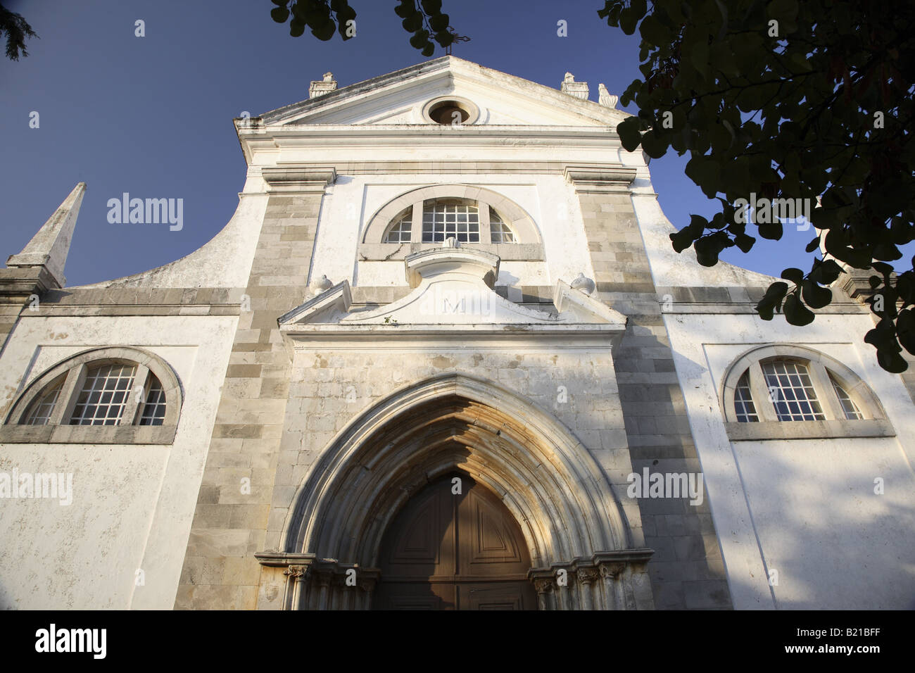 View of Igreja de Santa Maria do Castelo Matriz, Saint Mary of Castle ...