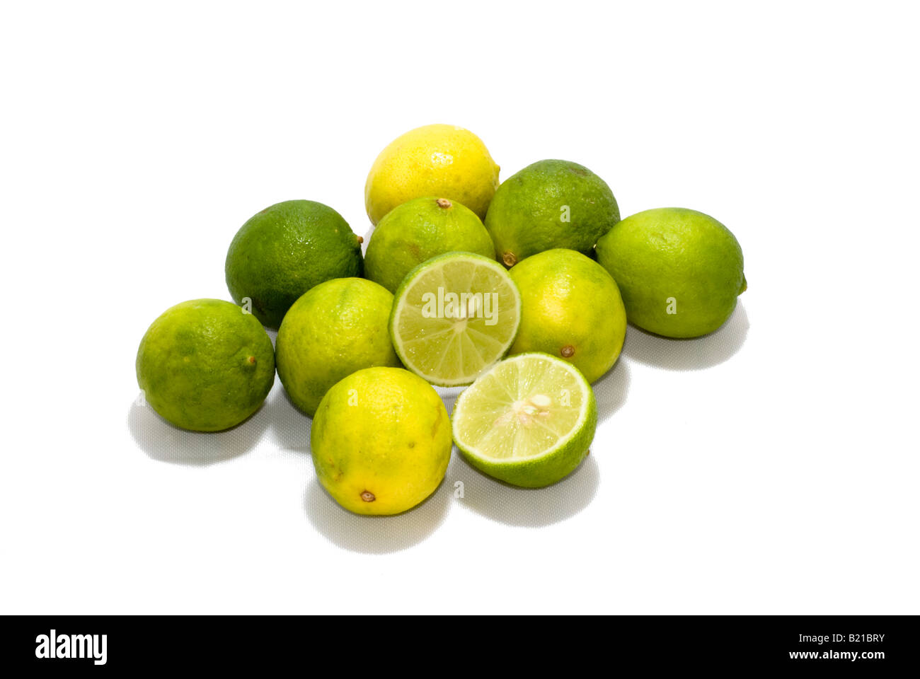 Bunch of Limes Stock Photo - Alamy