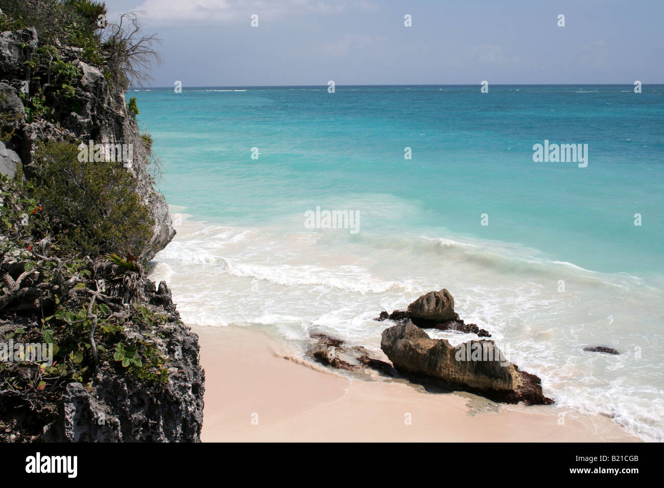 Mexico sand vacation heat beach hi-res stock photography and images - Alamy