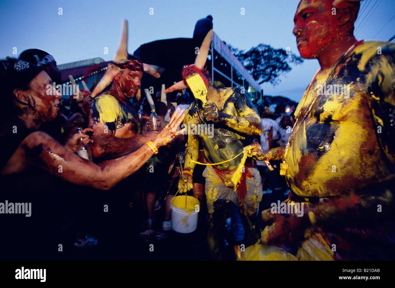 Trinidad carnival paint hi-res stock photography and images - Alamy