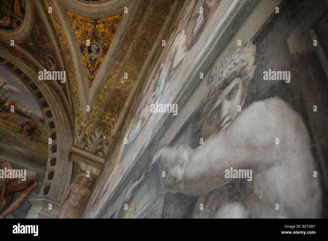 frescoes in raphael's rooms, vatican museum, rome Stock Photo - Alamy