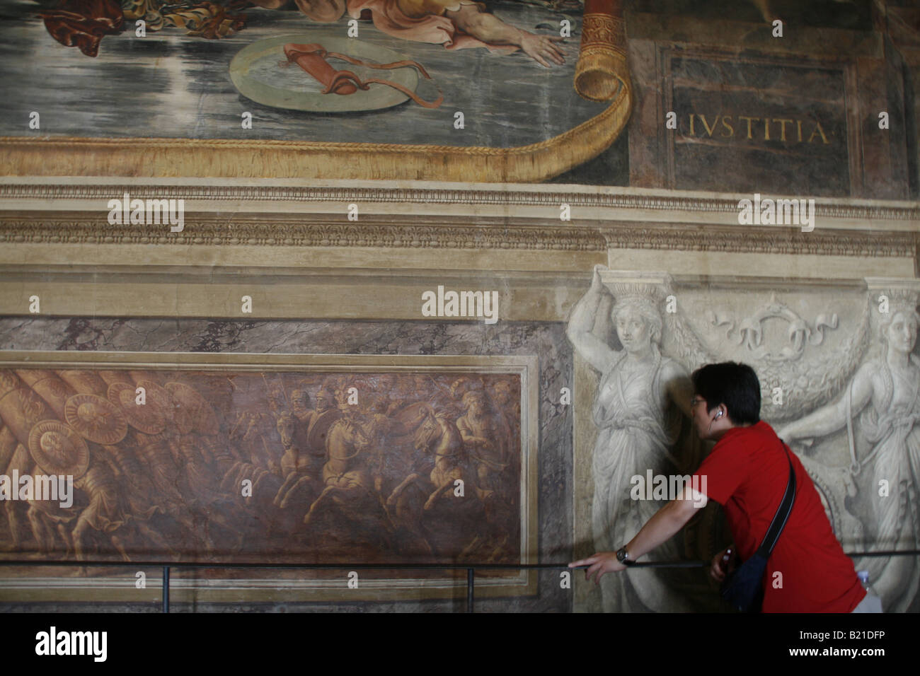 frescoes in raphael's rooms, vatican museum, rome Stock Photo - Alamy