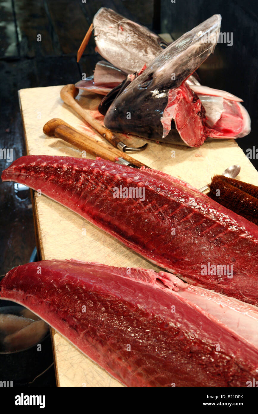 Fillets of tuna Stock Photo - Alamy