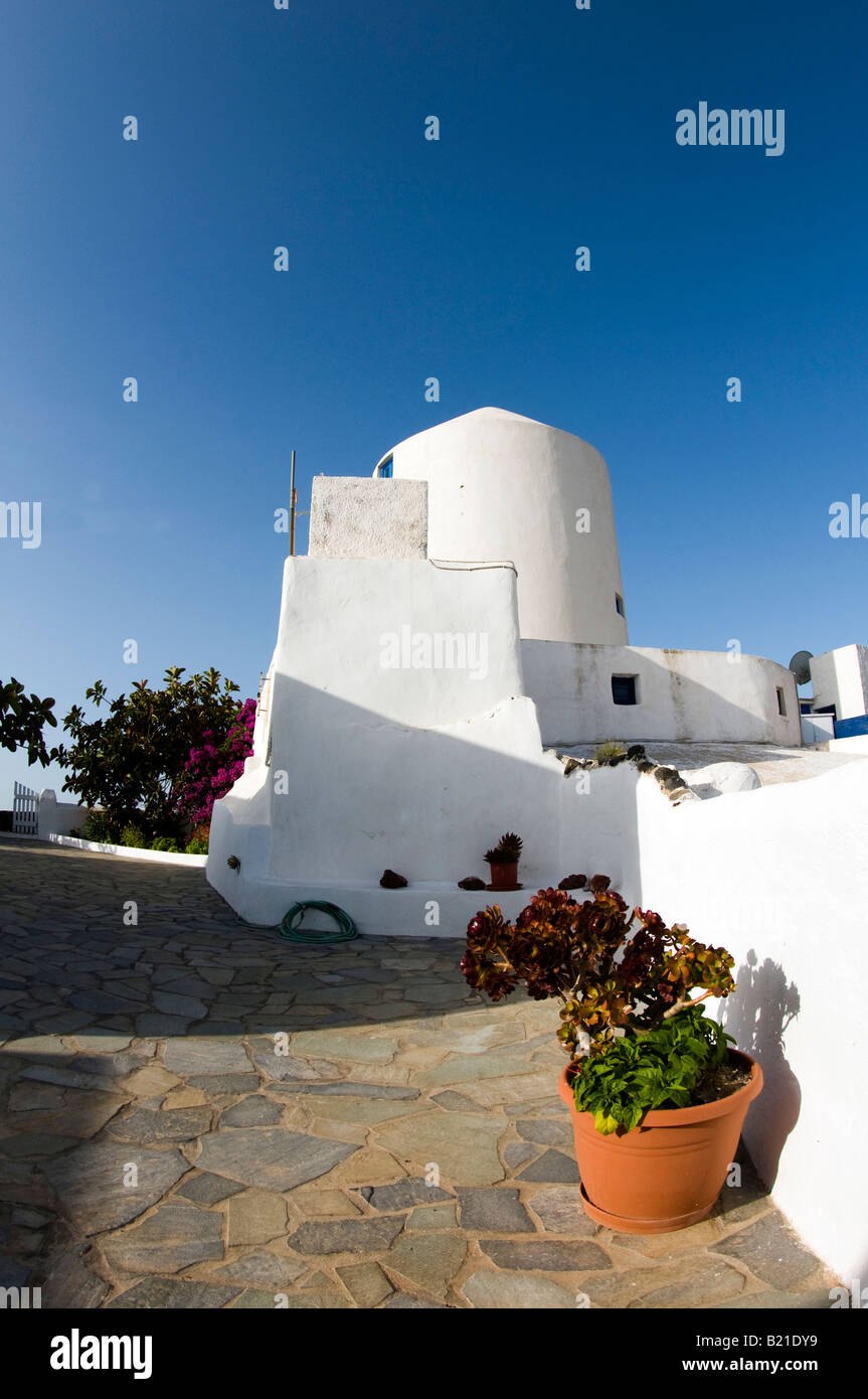 greek island house classic cyclades style architecture santorini ia oia ...