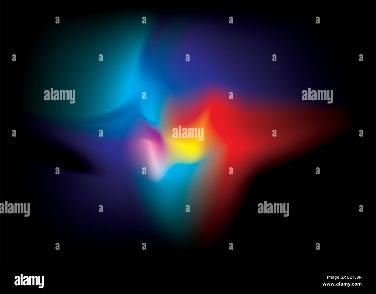 Colorful illustrated abstraction background hi-res stock photography ...
