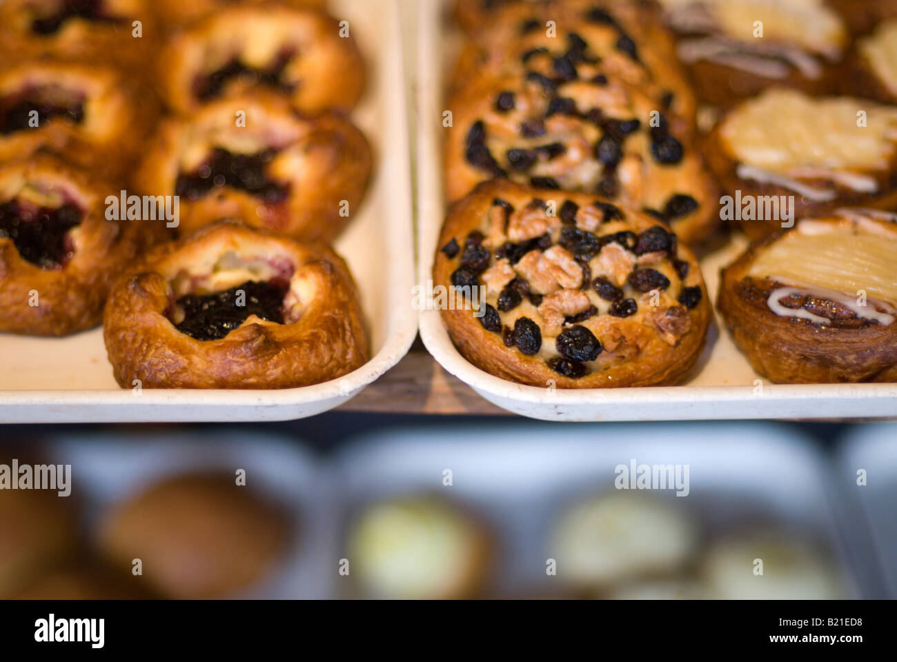 French pastries ready for sale at the French Bakery Shimosuwa Nagano ...