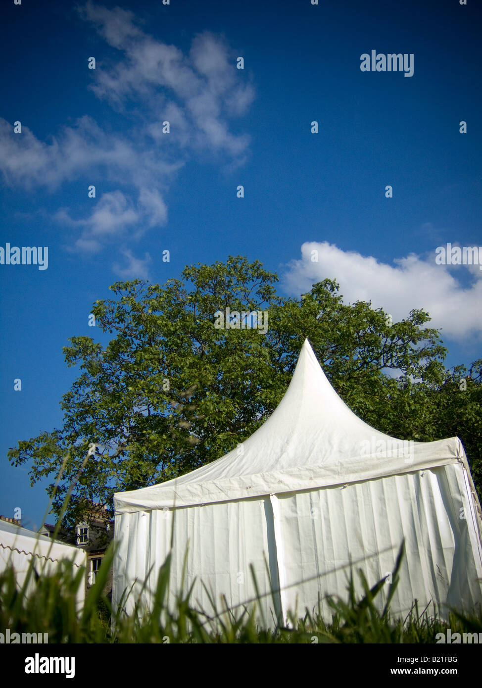A tent / Marquee at a fair, Cambridge Stock Photo - Alamy