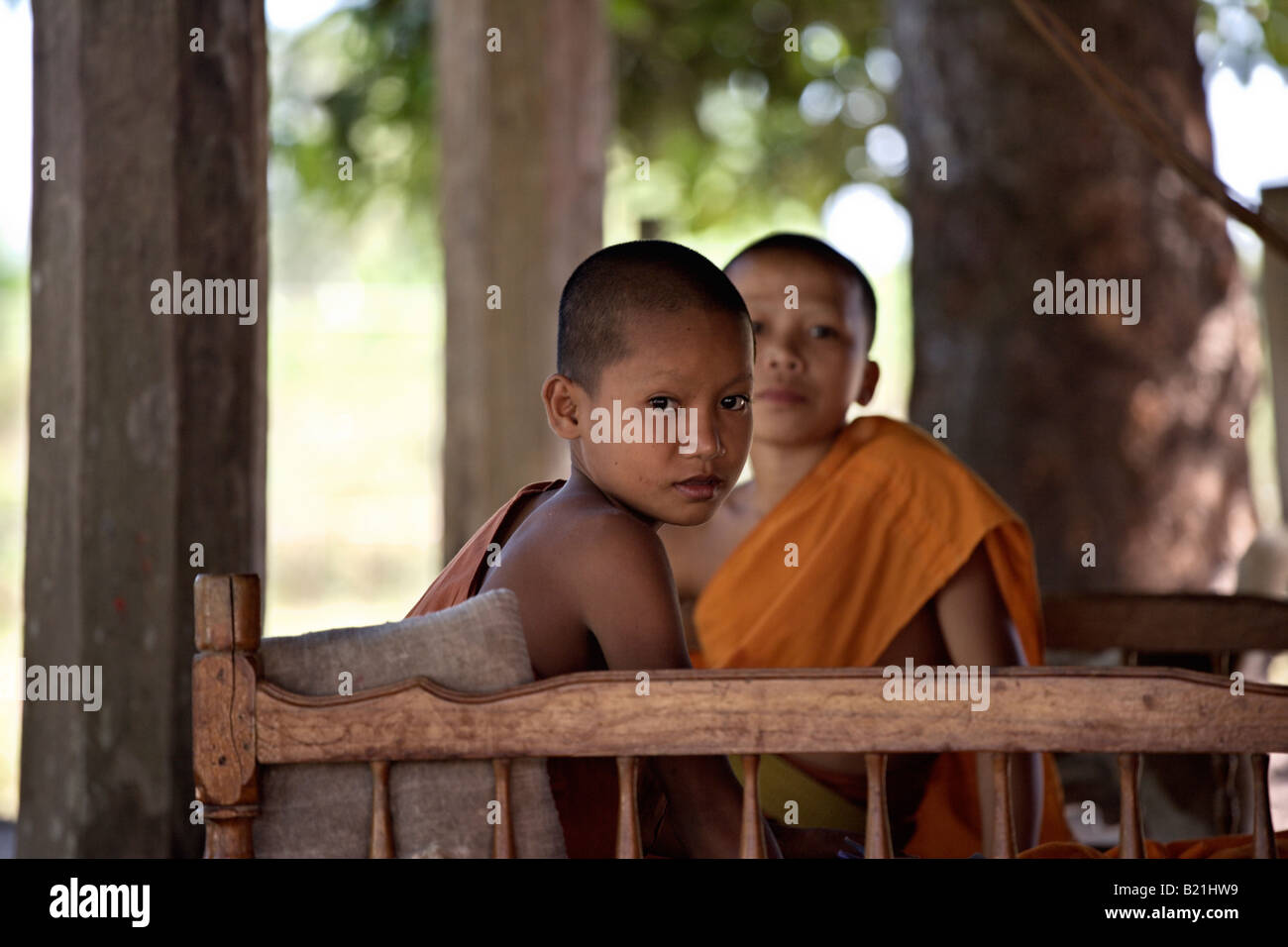 Young Buddhist Monk Relaxing High Resolution Stock Photography and ...
