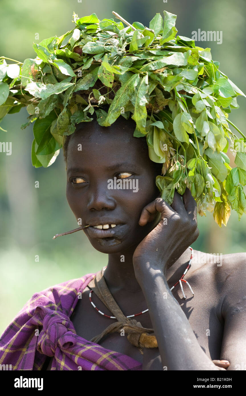 Mursi in Omo Valley, Ethiopia Stock Photo - Alamy