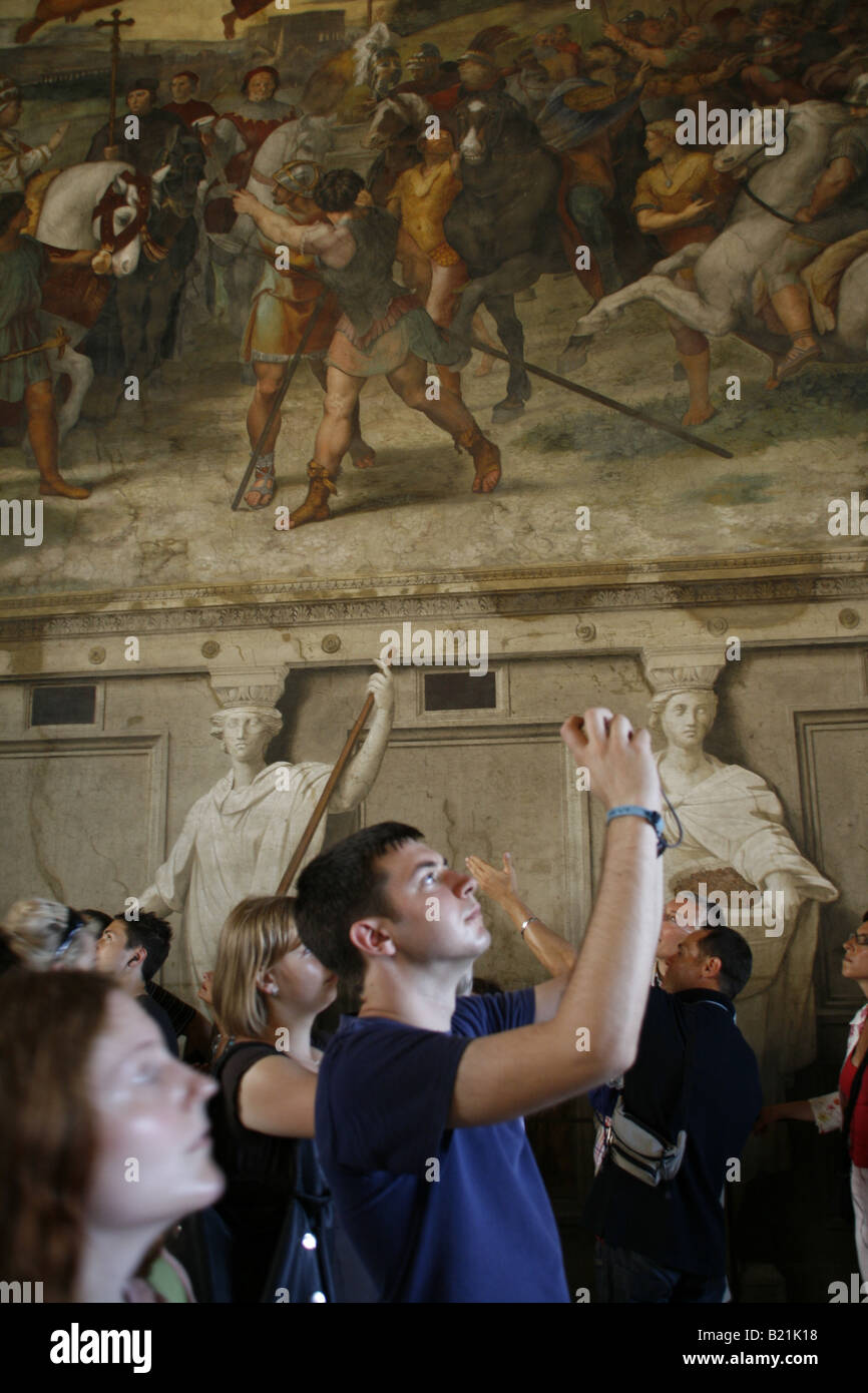 frescoes in raphael's rooms, vatican museum, rome Stock Photo - Alamy