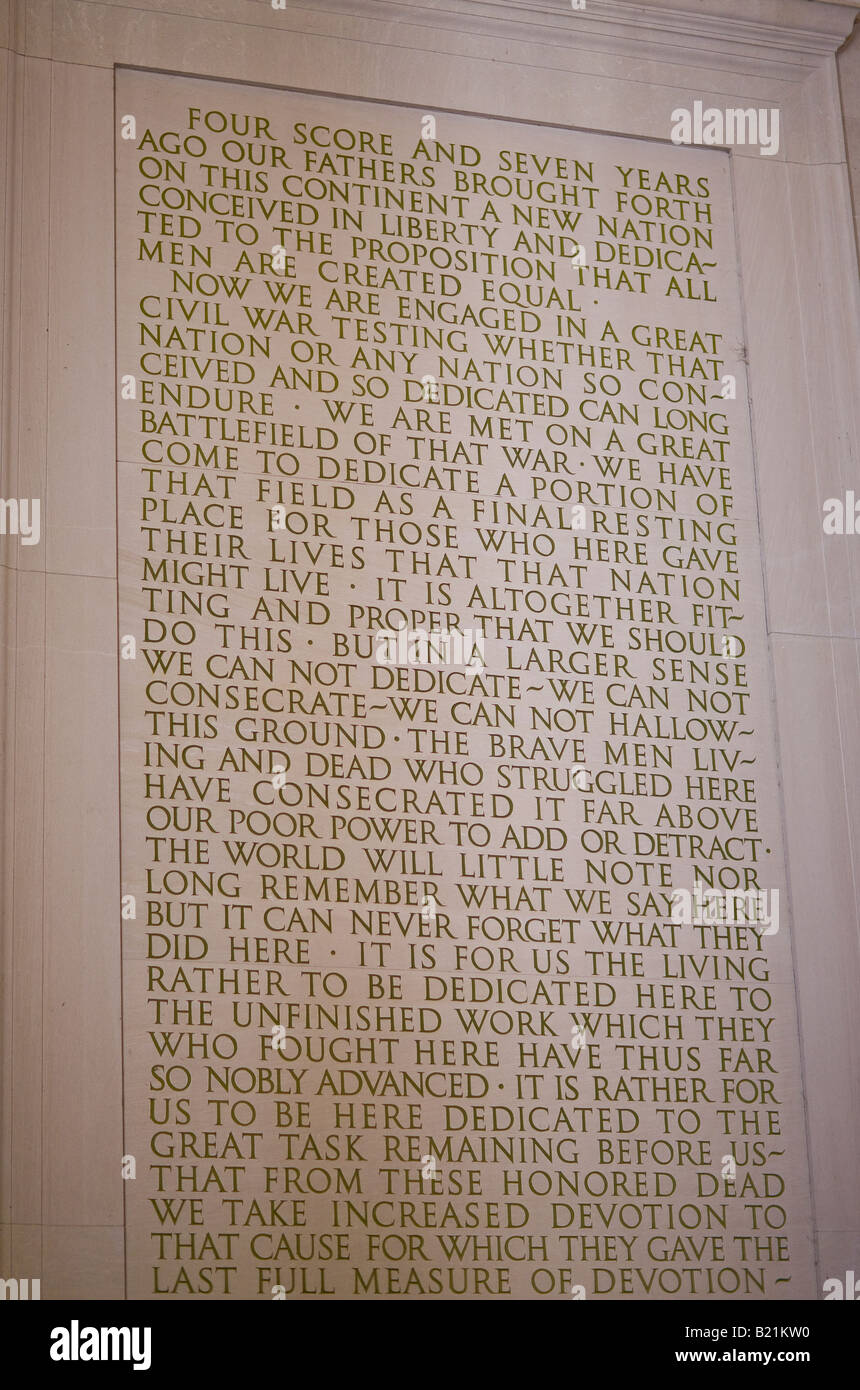 Gettysburg address hi-res stock photography and images - Alamy