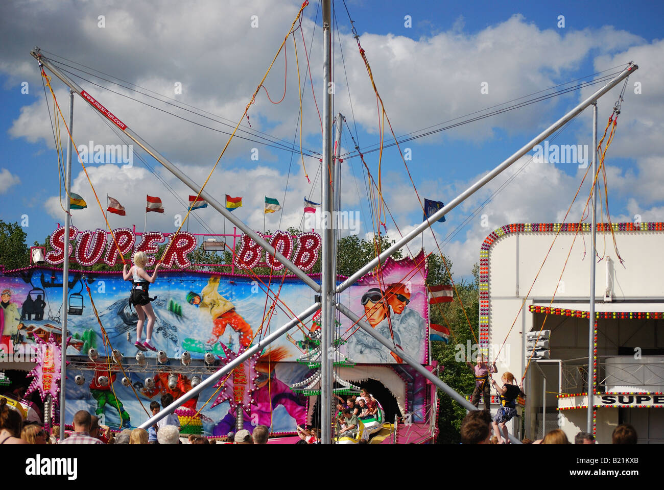 Having Fun Bungee Jumping High Resolution Stock Photography and Images ...