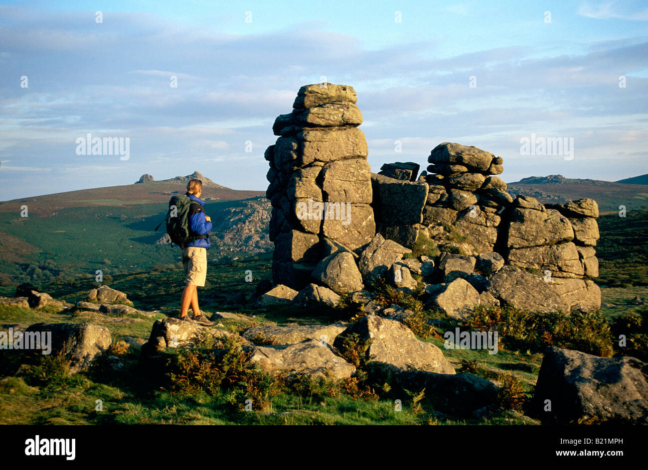 Hound tor hiker hi-res stock photography and images - Alamy