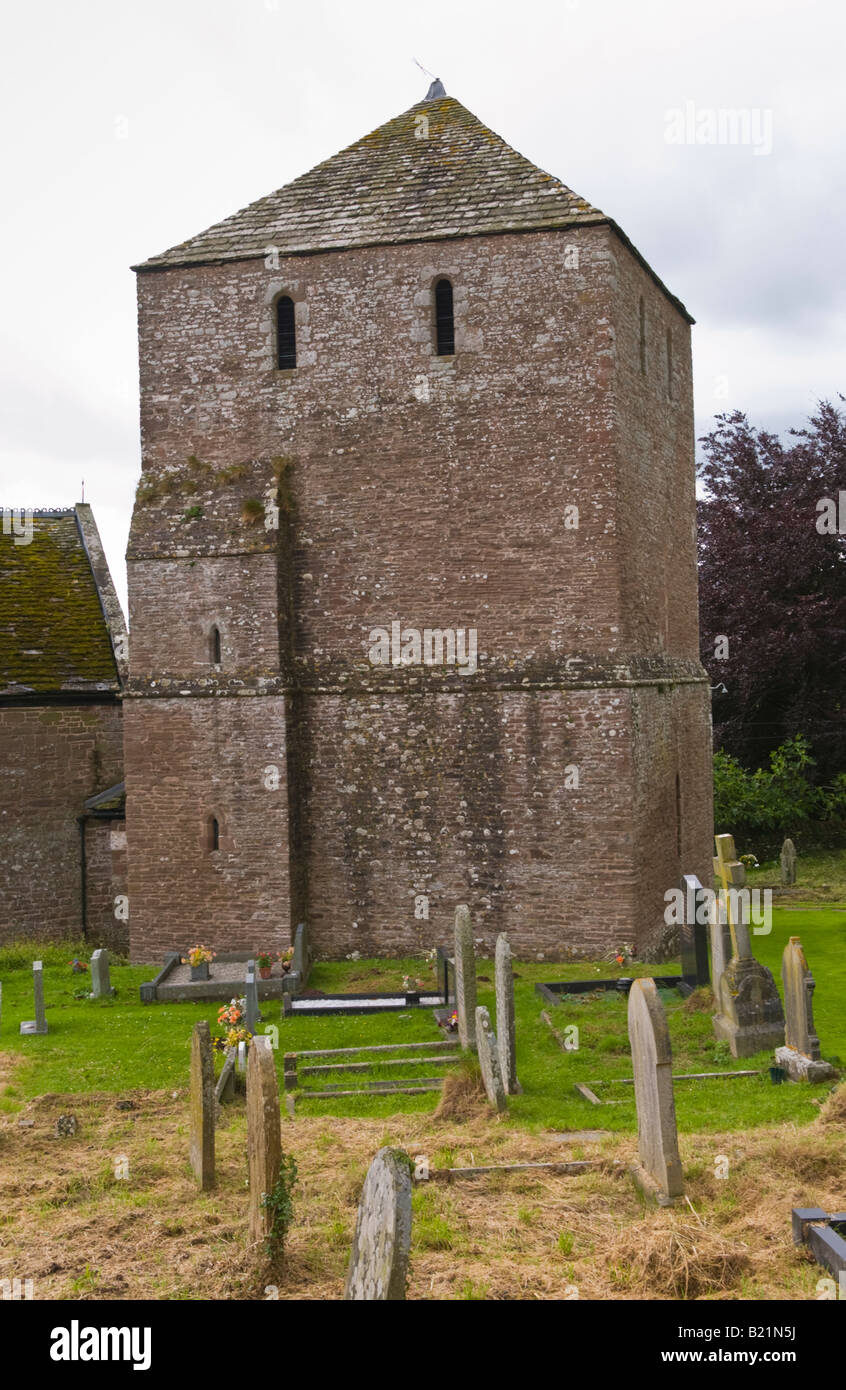 Sanctuary tower of St Michaels Church Garway Herefordshire England UK ...