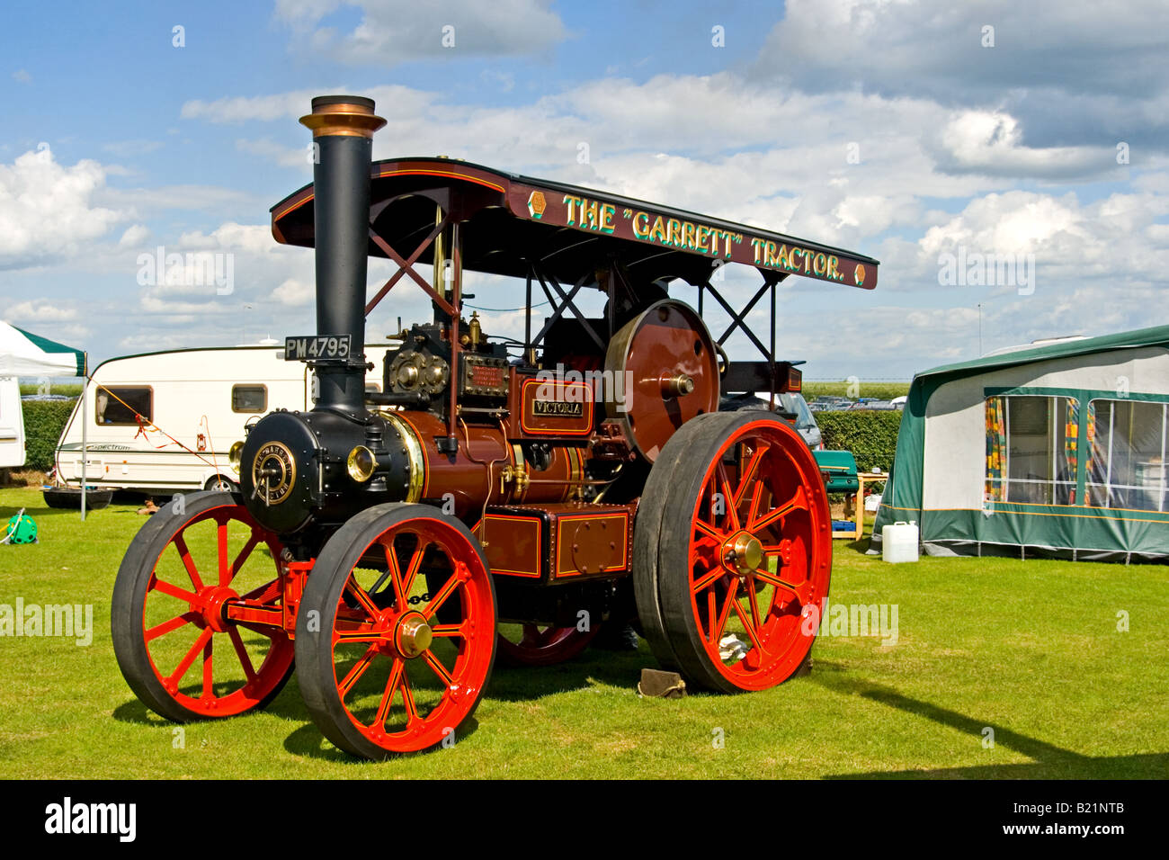 Garrett steam traction engine hi-res stock photography and images - Alamy