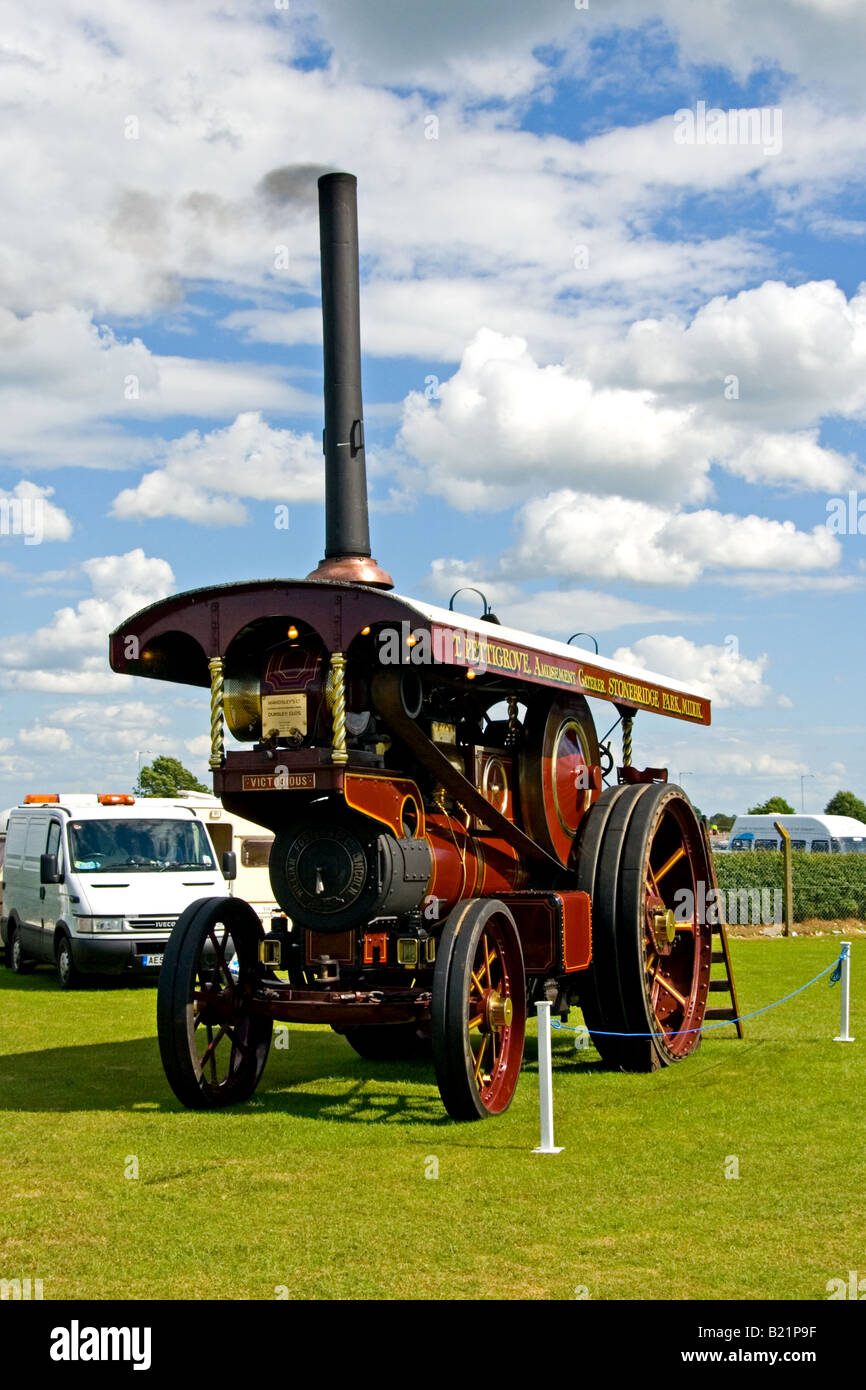 'Victorious' steam traction engine at the Lincolnshire Show 2008 Stock ...