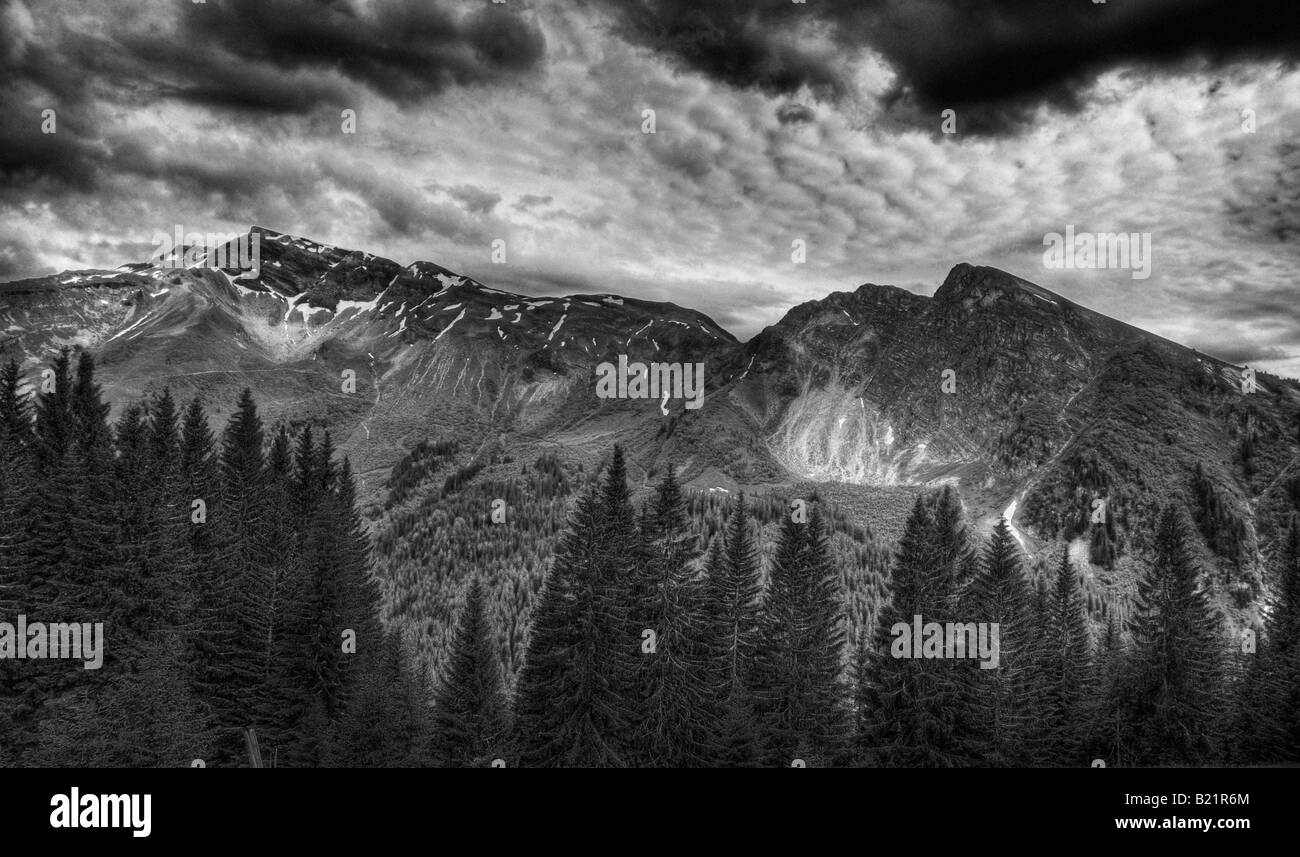 Beautiful alps Black and White Stock Photos & Images - Alamy