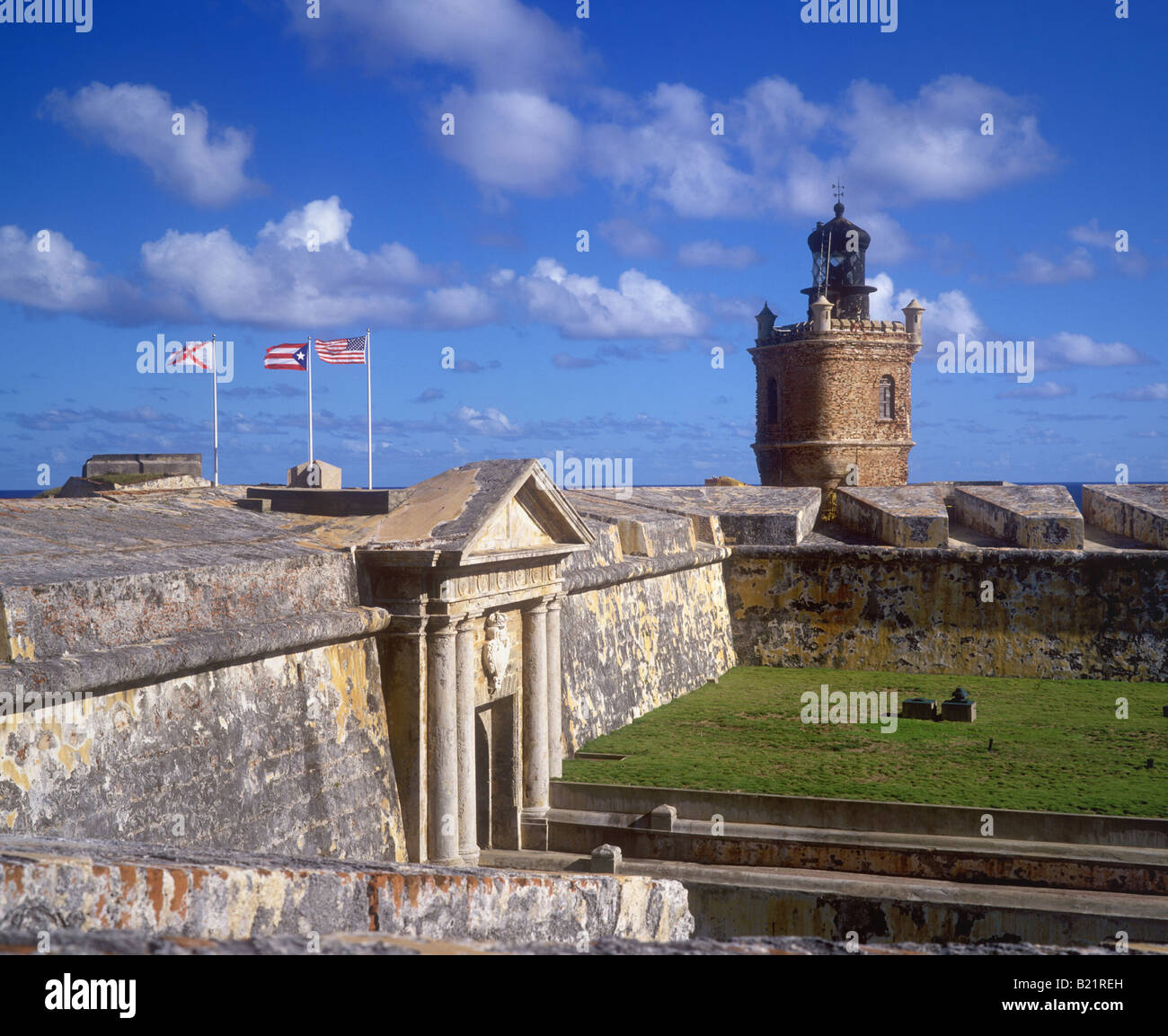 Puerto Rico - Fort el Morro the Old Spanish Fort at St Juan Stock Photo ...