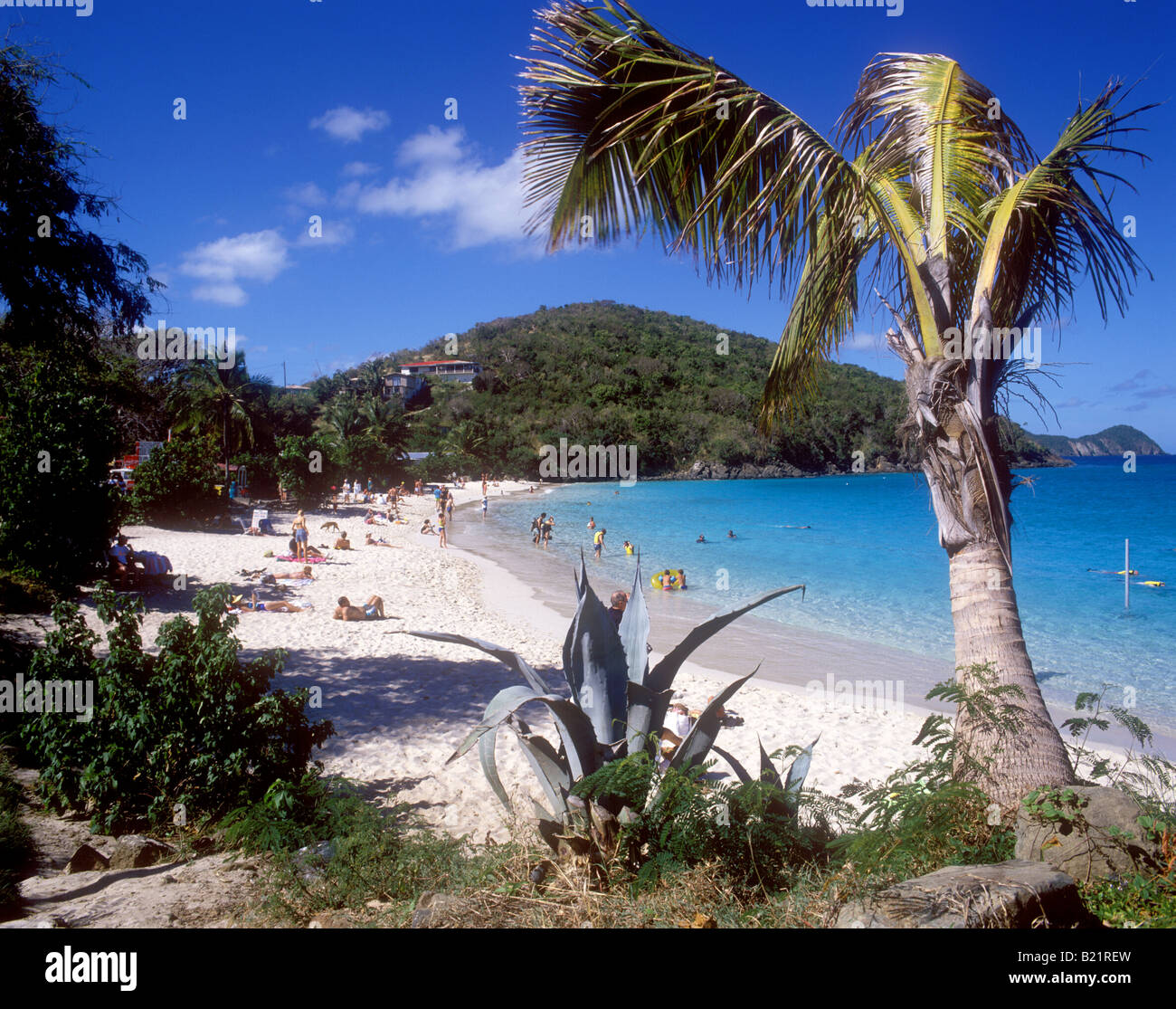 St Thomas - Coki Beach Stock Photo - Alamy
