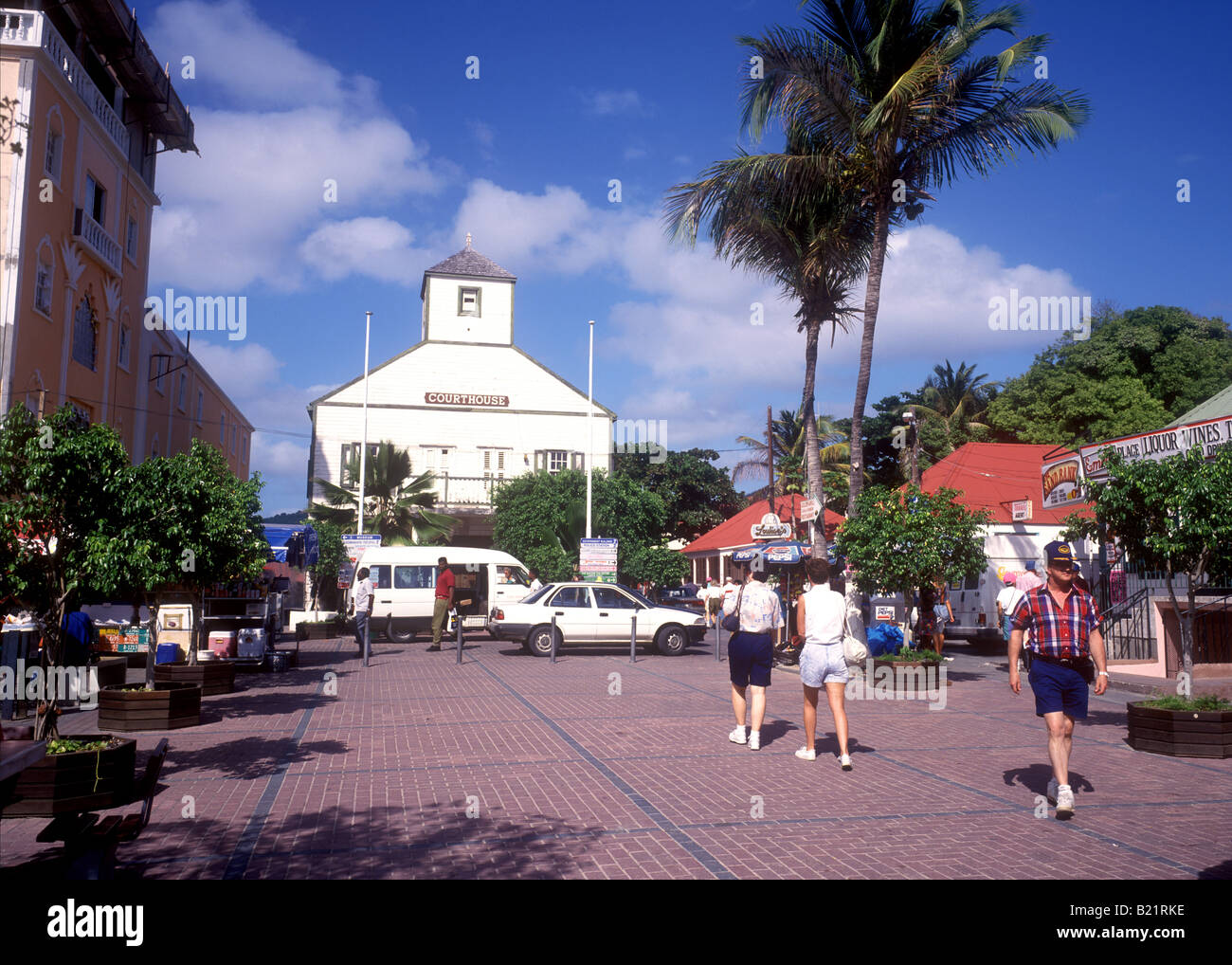 St Maarten - The Old Courthouse in Philipsburg dating from 1793 Stock ...