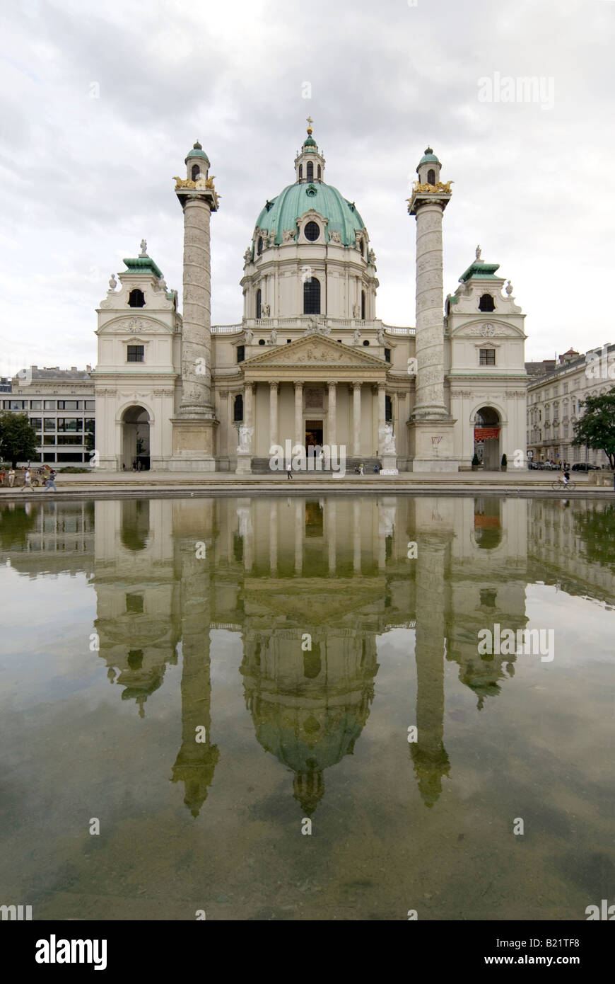 Karlskirche Karlsplatz Vienna Austria Europe Stock Photo - Alamy