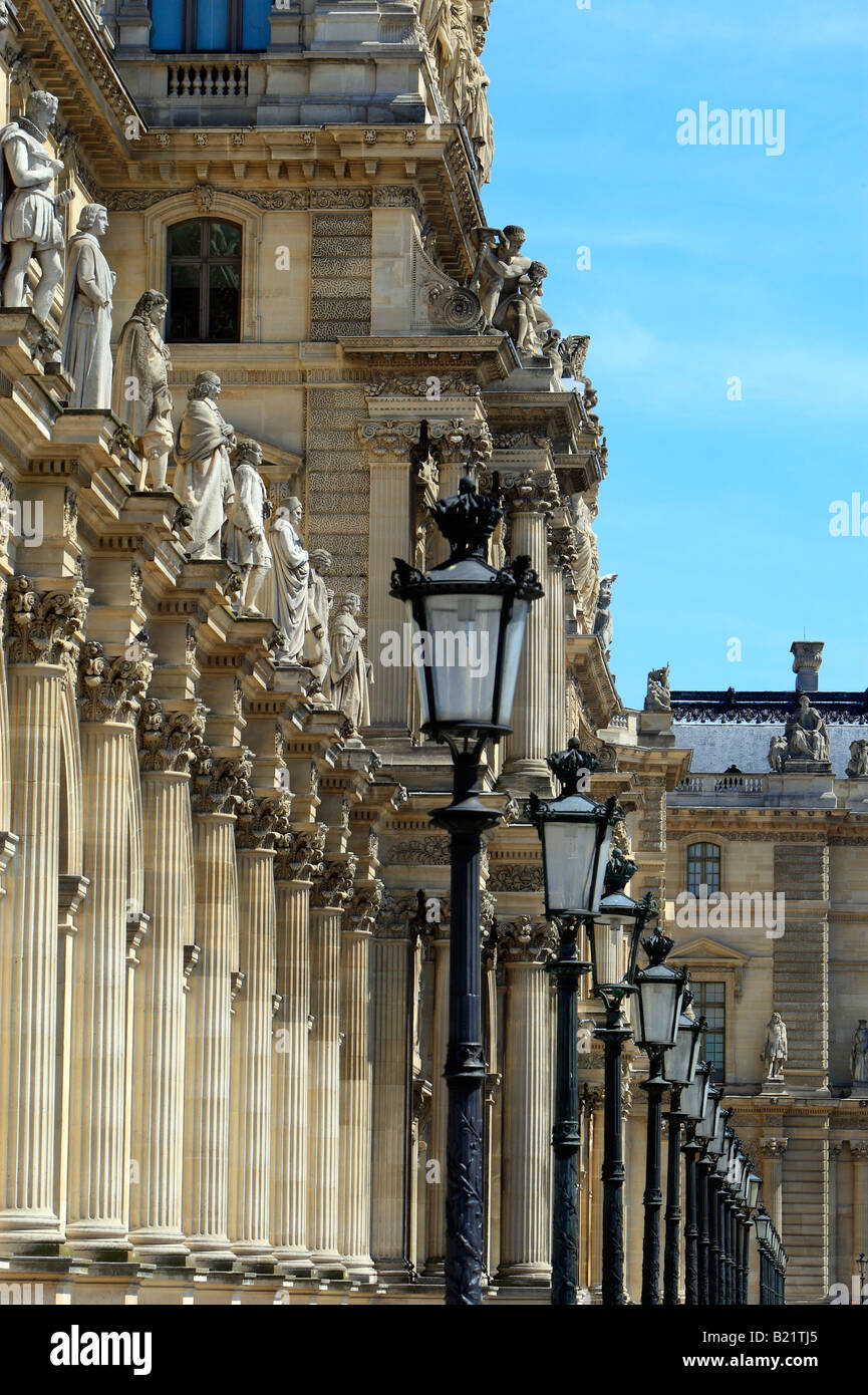 The Richelieu wing of the Musee du Louvre in Paris France Stock Photo ...