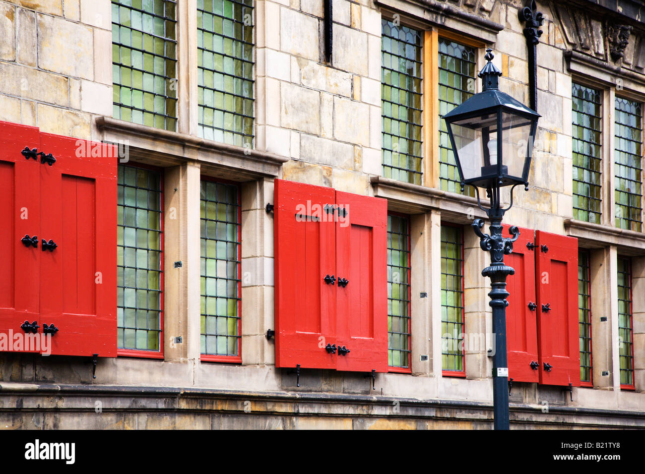 Shutters at The Town Hall Delft Netherlands Stock Photo - Alamy