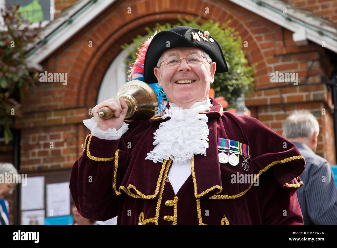 Haslemere Town Crier during the biennial Haslemere Charter Fair ...